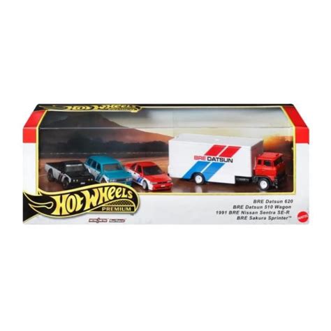 Hot Wheels Premium Box Set Bre Datsun 620 Datsun 510 Wagon Nissan