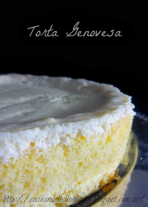 Cocinando Los Domingos TORTA GENOVESA
