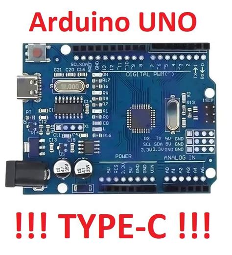 Контроллер плата Arduino Uno R3 Ch340g Type C купить с доставкой по выгодным ценам в интернет