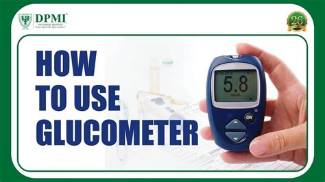 Calibrating A Glucometer Glucometer Use