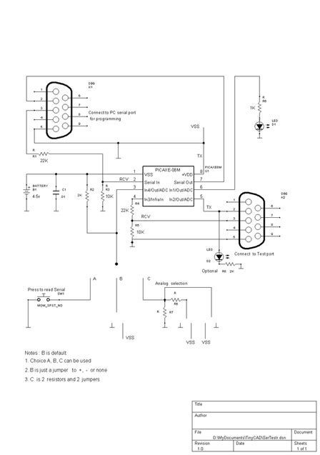 Project For Serial Tester Made With Picaxe 4 Free Ideas