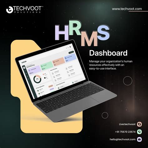 Techvoot Solutions On Linkedin Hrms Dashboard Techvootsolutions