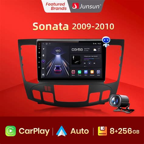 Junsun V Wireless Carplay GB Din Android Auto Car Radio For Hyundai Sonata NFC