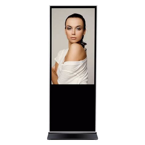 High Resolution 49 Inch Floor Standing Digital Signage Advertising