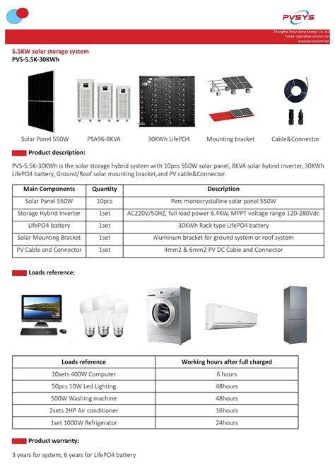 30kwh solar hybrid storage system efficient and reliable energy solution