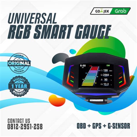 Promo UNIVERSAL OBD SMART GAUGE MULTIFUNGSI RGB HEAD UP DISPLAY CAR HUD