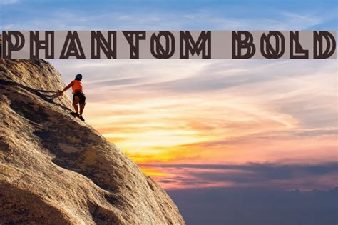 Phantom Bold Font FFonts Net