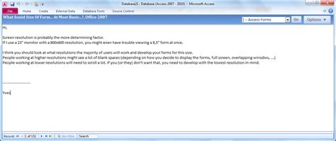 How To Do Responsive Design In MS Access Forms Stack Overflow