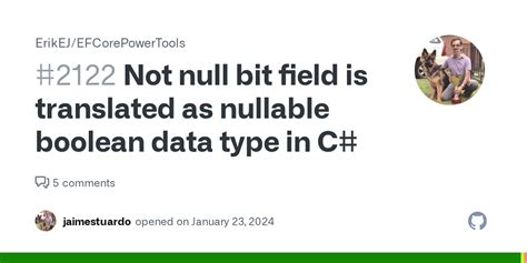 Not Null Bit Field Is Translated As Nullable Boolean Data Type In C