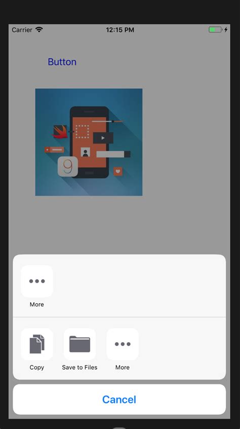 Ios How To Implement Share Button In Swift Stack Overflow