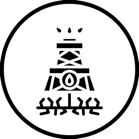 Premium Vector Fracking Icon Style