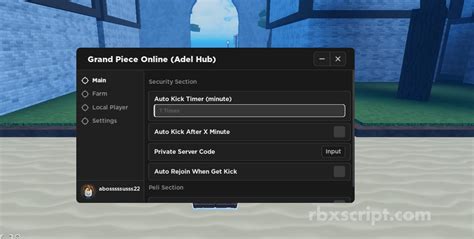 Grand Piece Online Auto Rejoin Auto Farm Auto Stats Gun Scripts