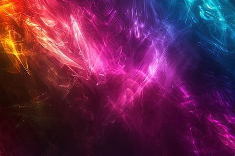 Premium Photo Holographic Rainbow Sci Fi Background