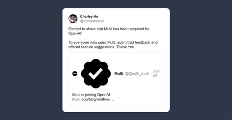 Openai Has Purchased Video Conferencing Platform Multi