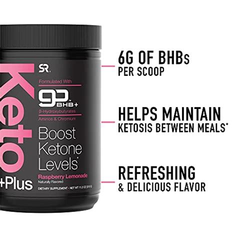 Keto Plus™ Exogenous Ketones With Gobhb™ 30 Servings Raspberry Lem
