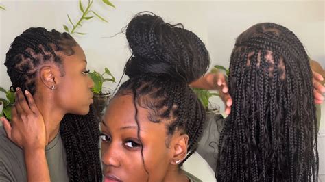 Cheaper Updated Boho Knotless Braids Tutorial Youtube