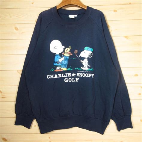 Yahooオークション 90s Peanuts ピーナッツ スヌーピー スウェット