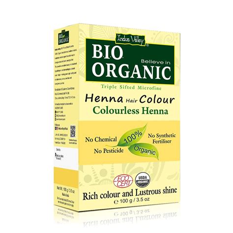 Bio Organic Colorless Henna Hair Color – indusvallayusa
