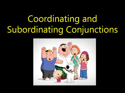 Coordinating And Subordinating Conjunctions Test 4th 10th Grade Quiz