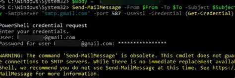 Send Mailmessage отправка писем из Powershell Windows для системных