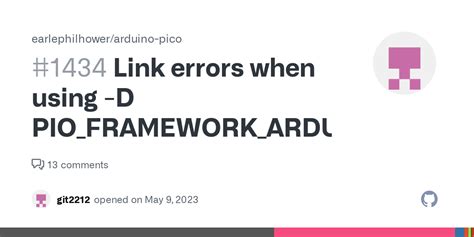Link Errors When Using D Pioframeworkarduinonousb · Issue 1434