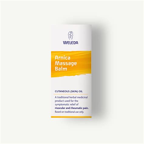 Weleda Arnica Massage Balm Natural Relief For Sore Muscles The