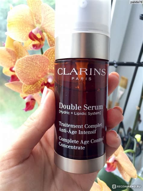 Сыворотка для лица Clarins Double Serum - «Средство, которое работает ...