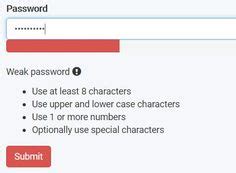 Interface Design Ui Design Password Strength Progress Bar Uppercase
