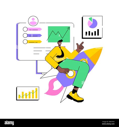 Data Driven Marketing Abstract Concept Vector Illustration Data Driven