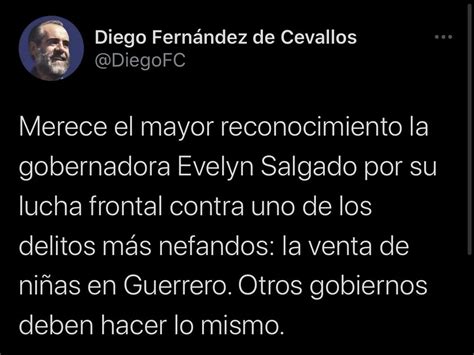 Fernández De Cevallos Reconoció A Evelyn Salgado Por Su Lucha Contra La