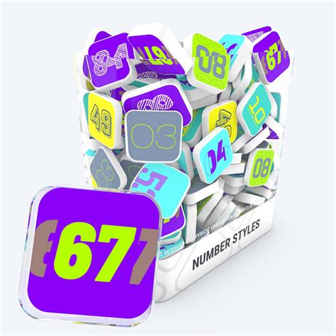 Number Styles Stream Deck Icons Vivre Motion