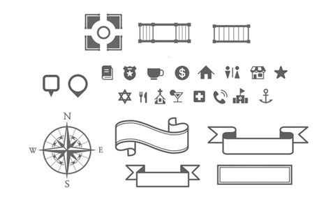 Map Making Brushes For Procreate Etsy