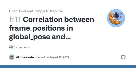 Correlation Between Frame Positions In Global Pose And Ego Orient In