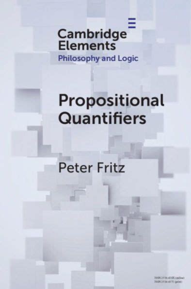 Propositional Quantifiers In 2025 Paperbacks Philosophy Books Cambridge University Press