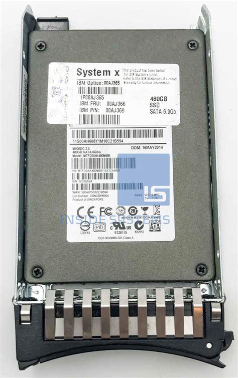 43w7746 Ibm 200gb Sata 3g 18 Mlc Ssd Inside Systems As