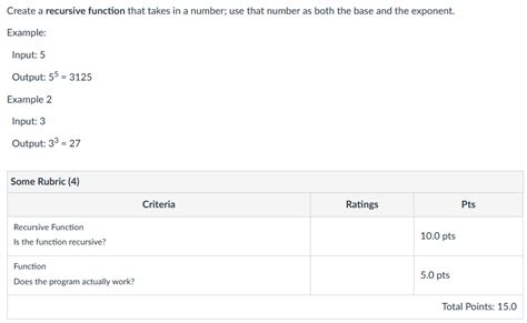 Solved Create A Recursive Function That Takes In A Number