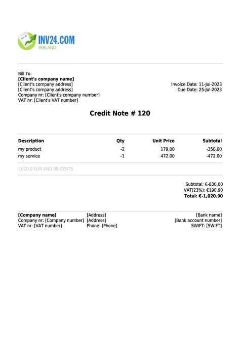 What Is Credit Note In Banking Infoupdate Org