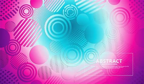 Premium Vector Colorful Modern Geometric Shape Abstract Background