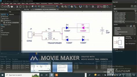 How To Create Schematic In Orcad Ac To Dc Converter Orcad Orcadtool