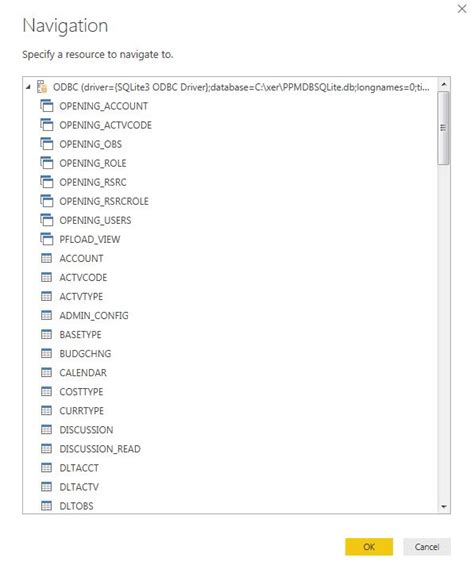 How To Connect To Primavera Sqlite Database Small Data And Self Service