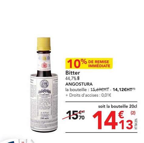 Promo Bitter Angostura chez METRO - iCatalogue.fr