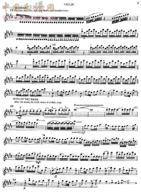 the four seasons四季 春 vivaldi维瓦尔迪 歌谱 小提琴谱 简谱 五线谱