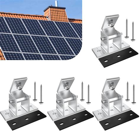 Solarpanel Halterung Dachhaken 4 Stück Solarpanel Halterung Flachdach