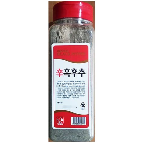 흑후추가루 서원 450g 흑후추 후추가루 후추분 가루 홈플러스 택배배송