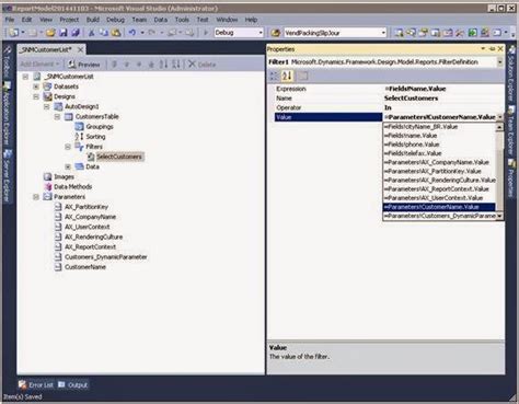 ms dynamics ax 2012 how to create ssrs report with parameters in ms