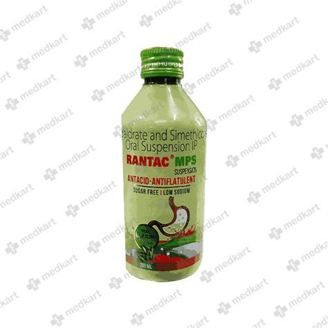 Rantac Mps Syrup 200 Ml Price Composition And Generic Alternatives