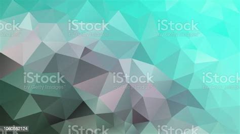 벡터 다각형 사각형 배경 녹색 회색 파란색에서 삼각형 패턴 0명에 대한 스톡 벡터 아트 및 기타 이미지 0명 결정체 그라데이션 Istock