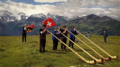 Alphorn Swiss Yodelling Festival In Brig Switzerland Youtube