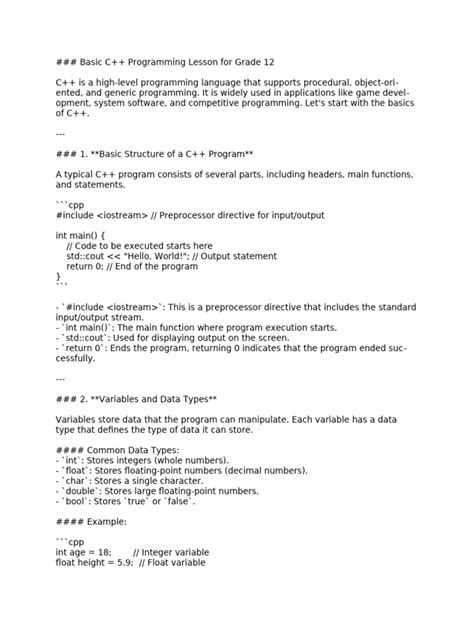 Pointers In Programming Pdf