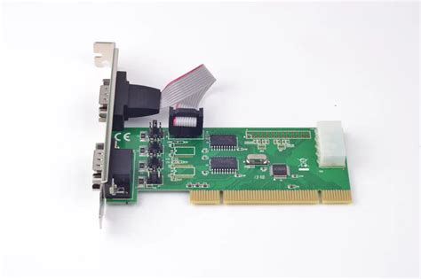 pci 2 포트 rs232 직렬 컨트롤러 카드 db9 핀 com 어댑터 wch351q 칩셋 to pci rs232 pcipci